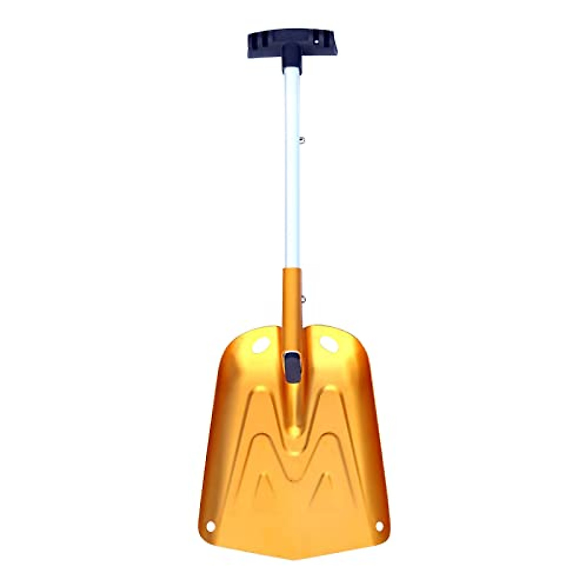 SKFVKAB Car Snow Shovel Large Capacity Foldable Lightweight Aluminum Alloy Telescopic Portable Snow Shovel Parent Child Play Snow Garden Camping Shovel Shower Door Cleaners (Gold, One Size)