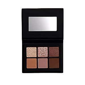 LORAC Mini PRO Matte & Glitter Eyeshadow Palette, Winter Rose | Luxuary Makeup Pallete | Metallic Colors | Cruelty Free, Gluten Free, Vegan