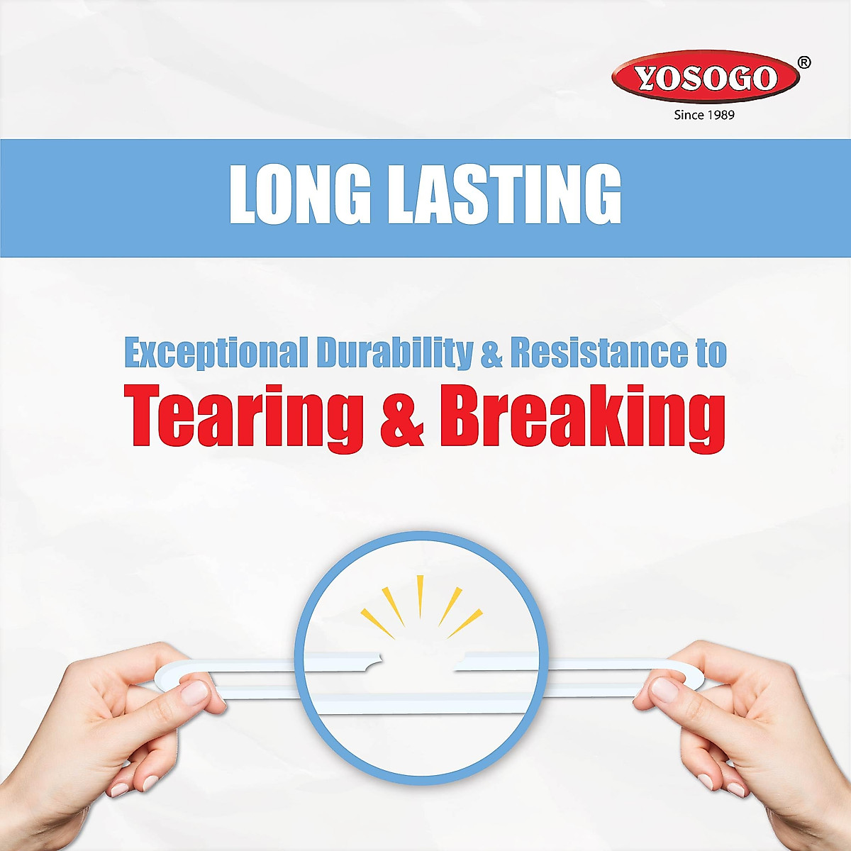 Extra Large 8 Inch Big Postal Rubber Band - White Color Heavy Duty Elastic Biodegradable Natural Rubber Bands Pack of 30 Pcs