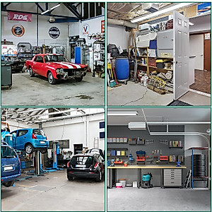 EPESTOEC 4FT LED Shop Light,6300LM,42W,6500K Super Bright White,V Shape Integrated T8 LED Tube Light,High Output Linkable Shop Lights