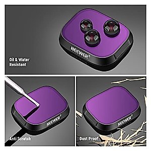 NEEWER Effects Filters and ND Filters Compatible with DJI Mini 3/Mini 3 Pro, 12 in 1 Includes ND8/16/32/64/128/256/ND1000/UV/CPL/Blue Streak Anamorphic/Light Pollution Reduction/Star Filters