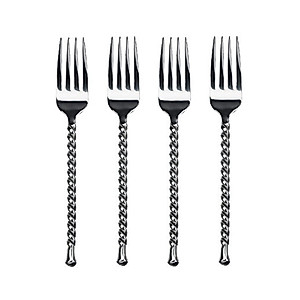 Gourmet Settings Silver Tear 18/10 Stainless Steel Dinner Fork (Set of Four)