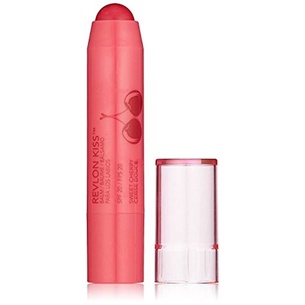 Revlon Kiss Lip Balm, Sweet Cherry 030 .09 oz (Pack of 2)