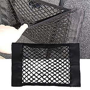 2Pcs Trunk Storage Storage Bag Interior Organizer Bag of car Trunk Mesh mesh Rear seat Storage Bag Holder Pocket