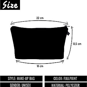 CAOODKDK Small Makeup Bag for Purse Travel Makeup Pouch Small Cosmetic Bag Mini Cosmetic Bags for Women (Black)