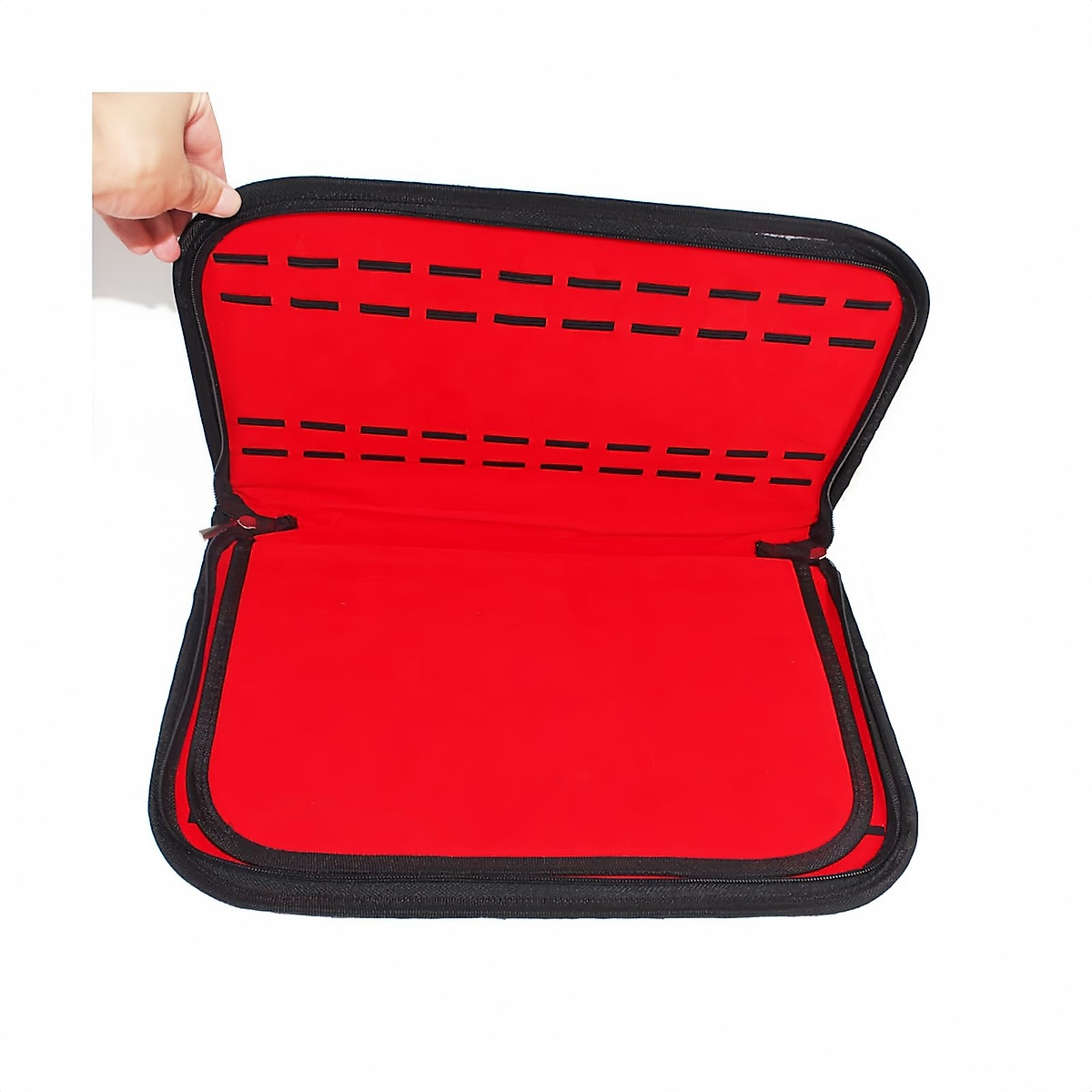 Knife Case, Pocket Knife Display Case, Small Knife Case Storage with 40 Slots, Folding Knife Organizer Holder, Knives Roll Collection Pouch Carrier for Survival,Tactical,Outdoor,Kitchen,EDC Mini Knife