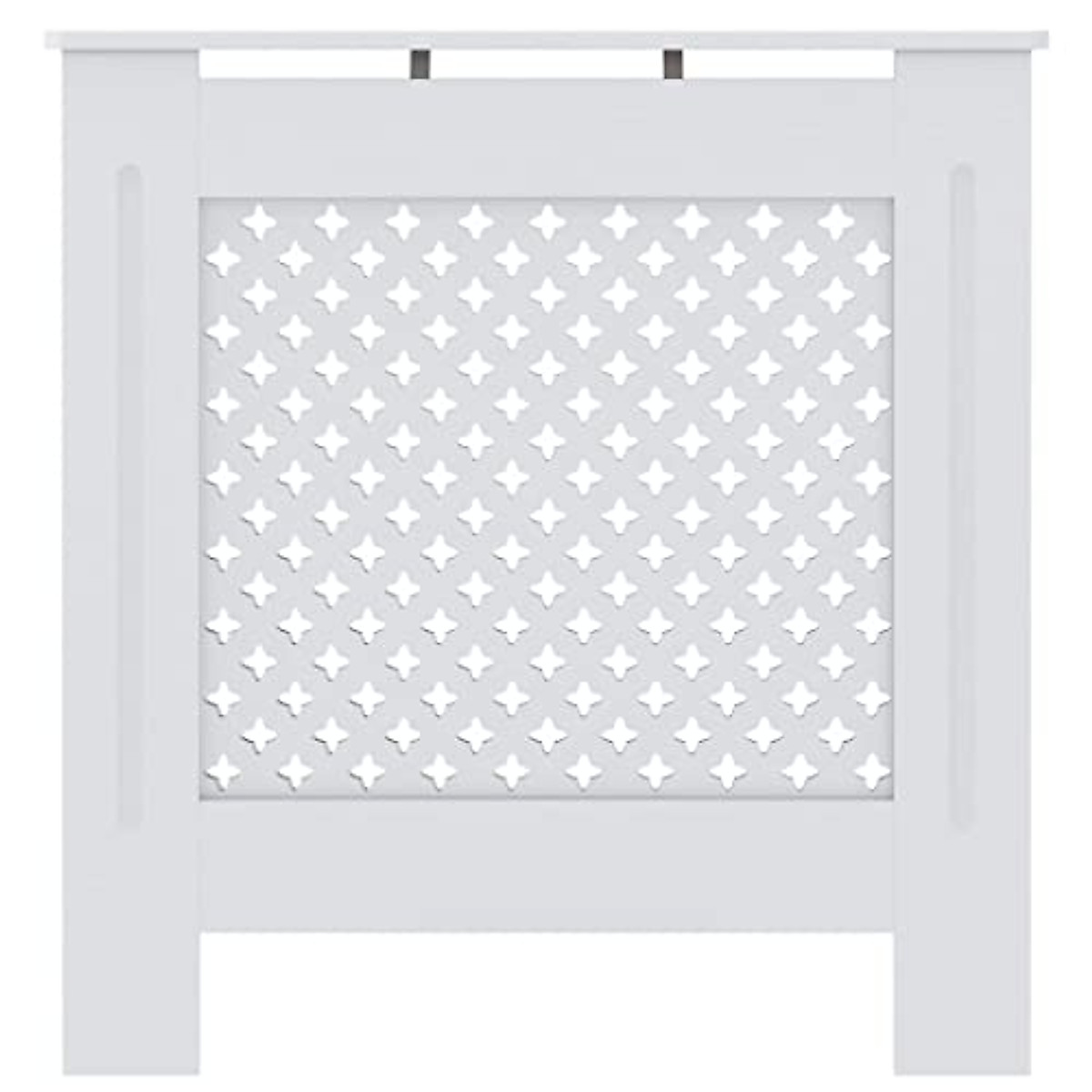 vidaXL MDF Radiator Cover Garden Outdoor Home Indoor Living Room Household Appliance Heating Radiator Cover Heater Shelf Cabinet Black 30.7"