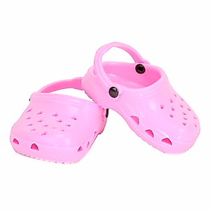 Sophia's 18" Doll Light Pink Comfy Polliwog Garden Clog Shoes