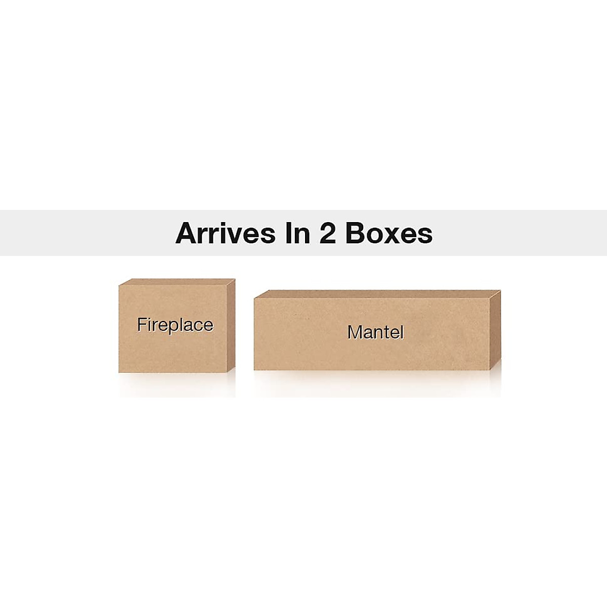 Cowsar 44" Electric Fireplace with Mantel Package Free-Standing Fireplace Heater, Wooden Surround Firebox with Log, Remote Control, 750-1500W, Black