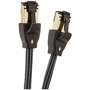 AudioQuest 0.75 m RJ/E Pearl Cat 7 Black Networking Cable – Networking Cables (0.75 m, Cat 7, RJ45, RJ45, Black)