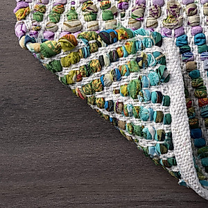 nuLOOM Rochell Hand Woven Chevron Area Rug, 3x5, Green