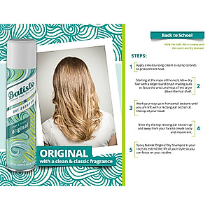 Batiste Dry Shampoo, Original Fragrance, 6.73 Fl Oz,Pack of 3