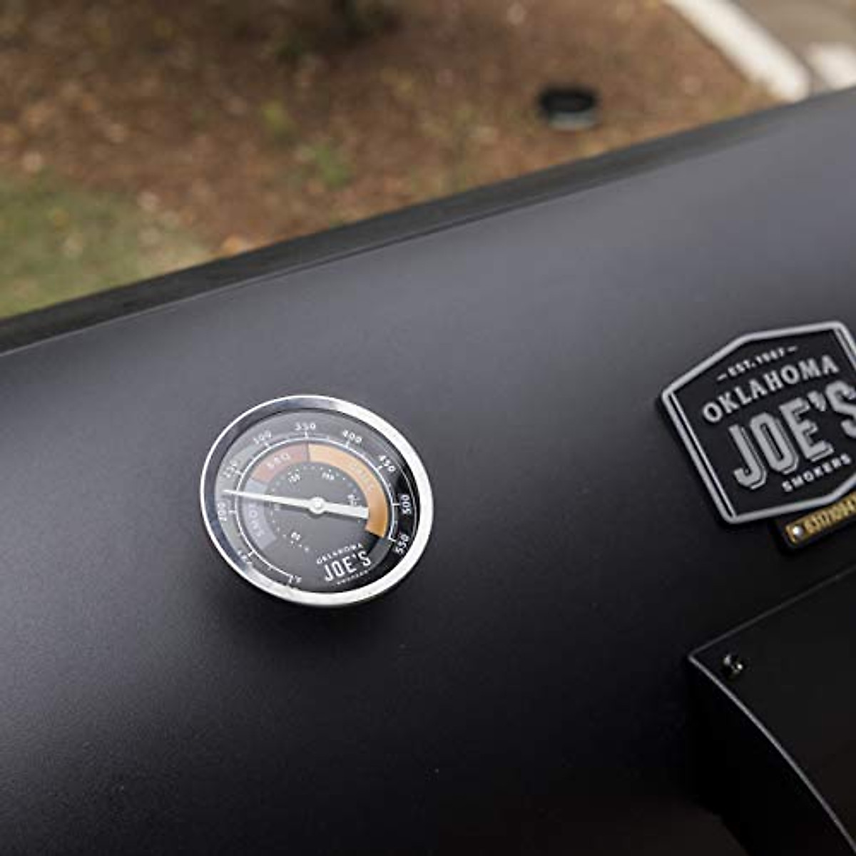 Oklahoma Joe's 3695528R06 Temperature Gauge , Silver