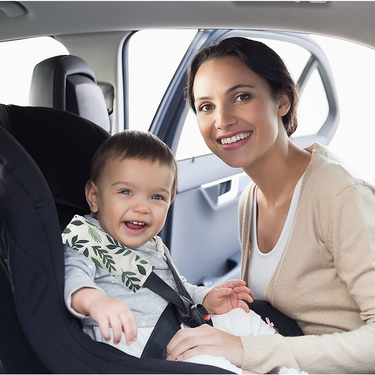 Car Seat Strap Pad, Car Seat Strap Cover, Car Seat Neck Cover, Baby Strap Pad, Baby Neck Pad, Car Seat Belt Cover, Car Seat Belt Pad, Boy Girl Newborn Infant Toddler Baby Strap Belt Neck Cover Pad