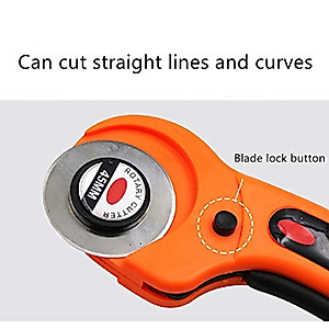 Rotary cutter,Roller Fabric Cutter Wheel,Cloth Cutters For Making Masks