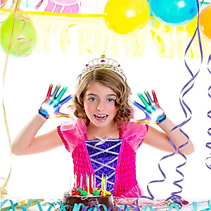 GLEDLOVES LED Gloves,LED Finger Gloves,Finger Light Gloves,LED Gloves for Kids Gifts,The Toys for 3-8 Year Old Boys Girls,Light Up Gloves have 5 Color/6 Mode,in Halloween Chrismas Party(1 Pair/S)