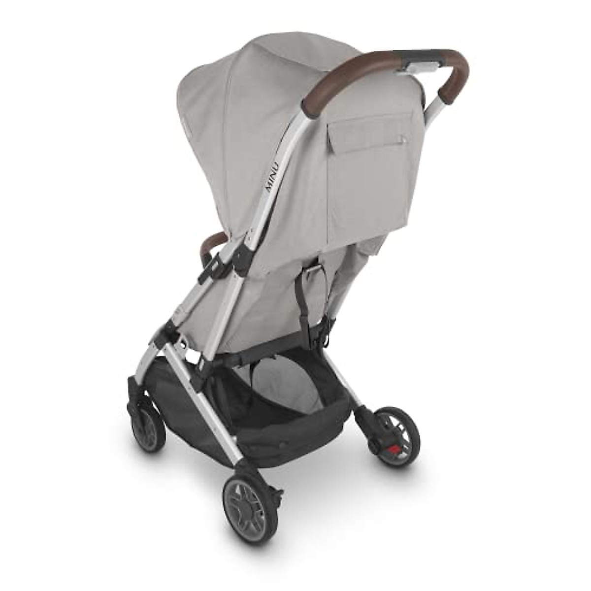 MINU V2 Stroller-Stella (Grey mélange/Silver/Chestnut Leather)
