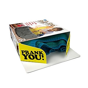 Prank-O My First Fire Prank Gift Box – Empty Box for Wrapping Real Presents – Hilarious Fake Packaging for Birthdays, Christmas, and Holidays – Fun Gag Gift Box for Men, Women, and Kids