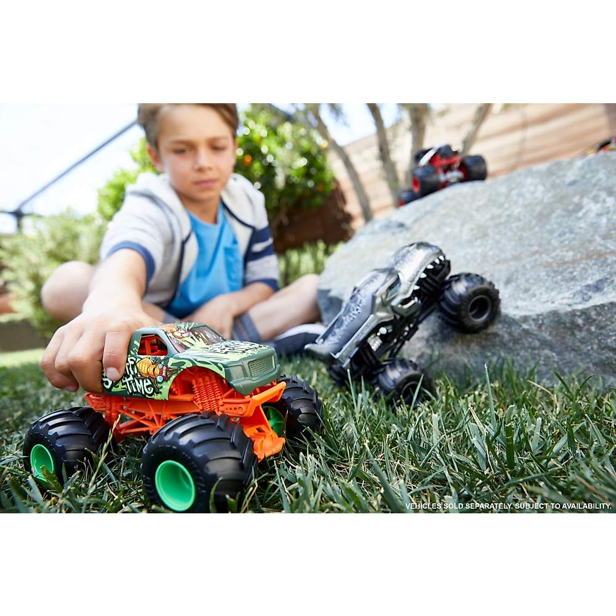 Hot Wheels Monster Trucks 1:24 Scale Pizza Co Vehicle for Kids Age 3 4 5 6 7 8 Years Old Great Gift Toy Trucks Large Scales