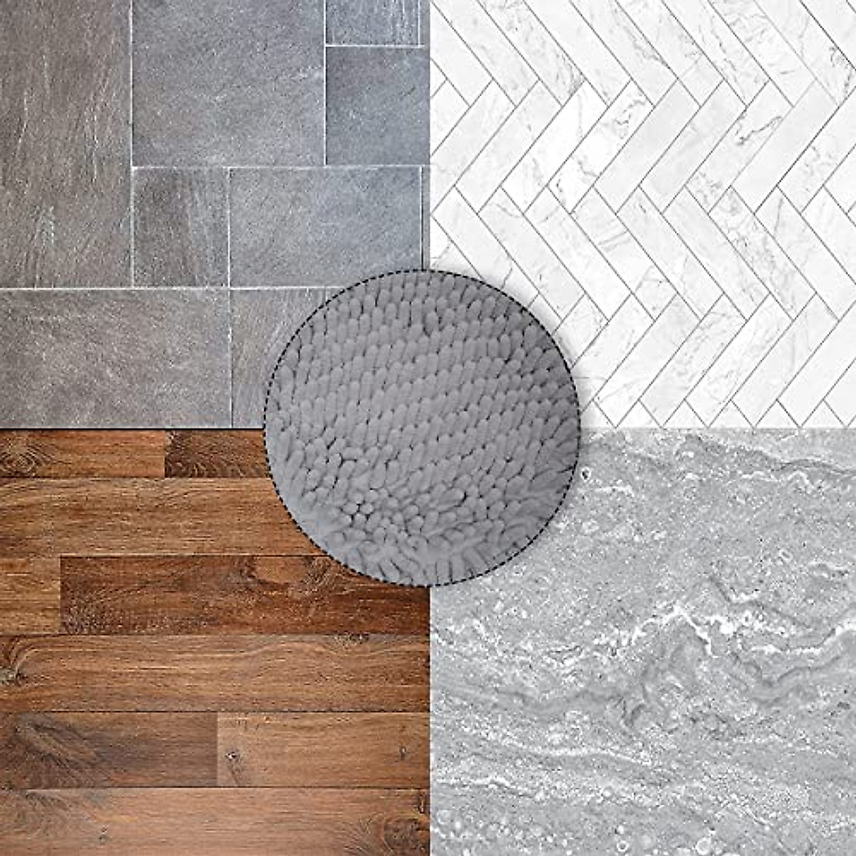 Home Times Replacement Steam Mop Pads for Shark S7000AMZ S7001 Soft Mop Cloth Reusable Steam Cleaning Pads(4 Soft Pads)