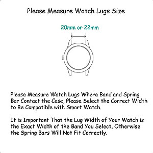 Galaxy Watch 46mm Bands 2 Pack, Compatible with Samsung Gear S3 Frontier / Classic Band, for Galaxy Watch 46mm Band, Width 22mm Leather Men Women Quick Release Smart Straps (Black+Brown)