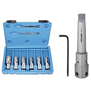 with Mt3 to 3/4'' Weldon Shank