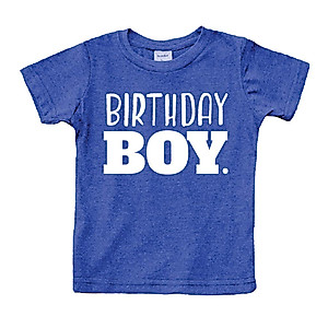Birthday boy Shirt Toddler Boys Outfit First Happy 2t 3t 4 Year Old 5 Kids 6th (Charcoal Blue, 12 Months)