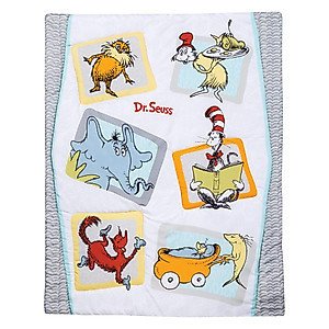 Trend Lab Dr. Seuss Friends 5 Piece Crib Bedding Set, Multi (30016)