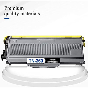 TcxLink (2 Pack) TN-360 TN360 High-Yield Toner Cartridge Replacement for Brother TN360 DCP-7045N HL-2170W MFC-7040 MFC-7345DN HL-2150N Printer Toner.