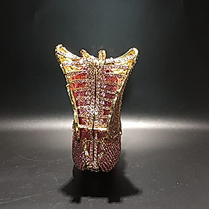 ZLXDP Swan Shape Clutch Bag Evening Bag Crystal Clutch Hand Bags Purse Wallet Wedding Package (Color : D, Size : 1)