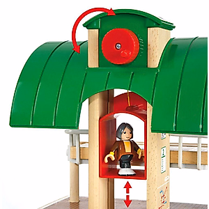 BRIO World - 33512 Travel Switching Set | Premium Wooden Train Toy Set with 42 Pieces & Accessories | Perfect for Children Ages 3 and Up | Compatible with All BRIO Railway Toys