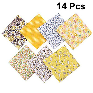 Crafts Quilted Fabric Fabric Scraps Cotton Pattern Printed Handmade Pattern DIY Craft Sewing Material Cloth Accessory 2Packs Quilting Fabric Embroidery Fabric Embroidery Fabric Cotton Sheets