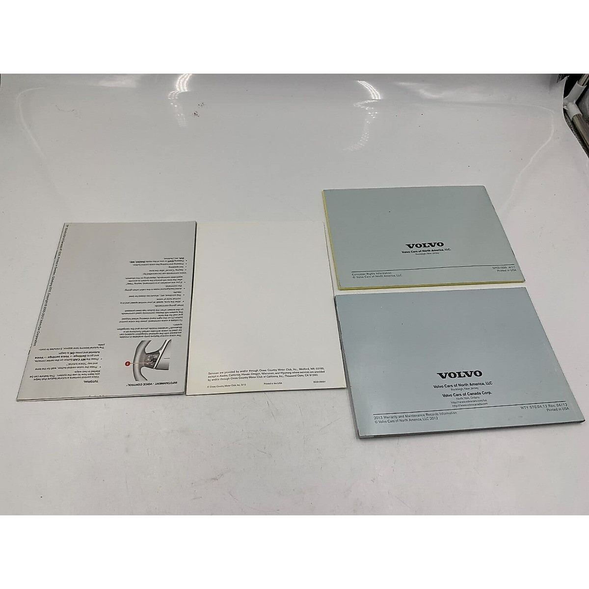 2013 Volvo S60 Owners Manual Set with Case OEM H01B29027