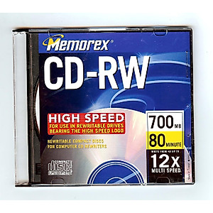 MEMOREX CD-RW 700 MB 12x Single CD (Media)