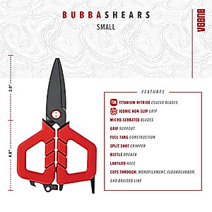 BUBBA Small Shears Red