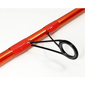 Carrot Stix Spinning 7' Medium Heavy Wild Wild Orange Fishing Rod