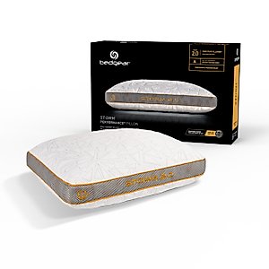 Bedgear Storm Performance Pillow - 2018 Version - Size 2.0 - Cooling Pillow for Hot Sleepers - Medium Firmness Bed Pillow for All Sleep Positions - Washable Removable Cover - 20" W x 26" L x 5.75" H