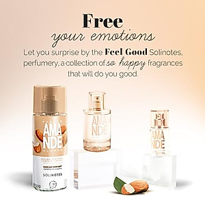 SOLINOTES Almond Perfume for Women - Eau De Parfum | Delicate Floral and Soothing Scent - Made in France - Vegan - 1.7 fl.oz