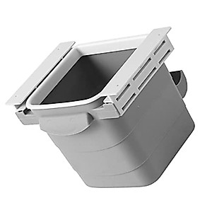 STOBOK Desk Drawer Trash Can Under Desk Trash Bin Wastebasket Under Table Slide Out Invisible Garbage Can Sundries Container for Home Kitchen