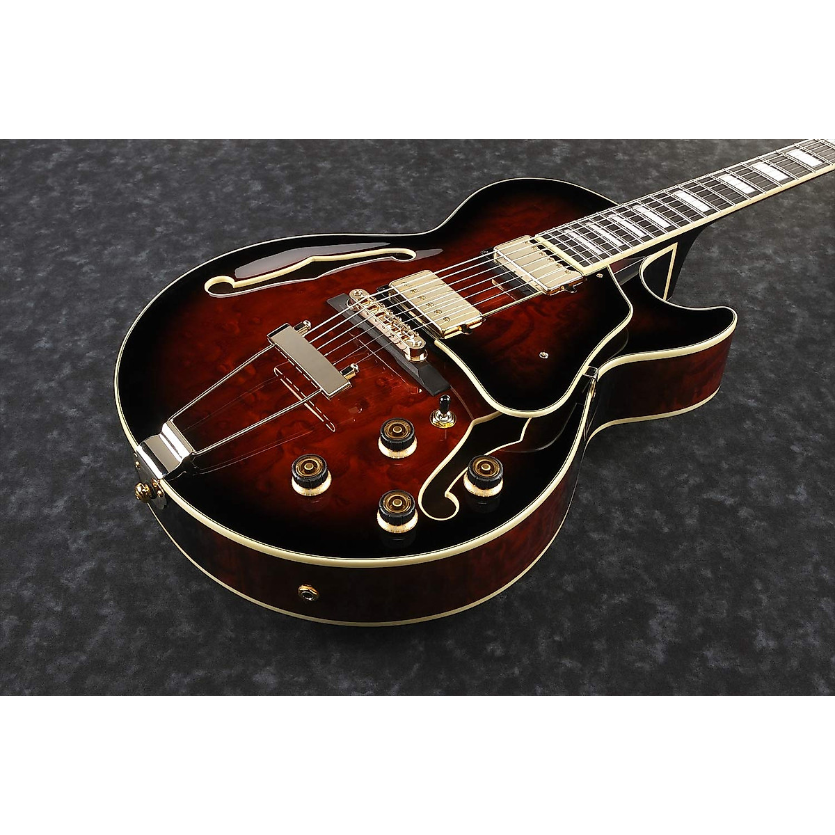 Ibanez Artcore Expressionist AG95QA - Dark Brown Sunburst