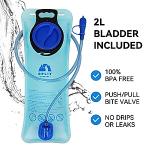 Hydration Pack,Hydration Backpack with 2L Hydration Bladder Lightweight Running Water Backpack for Women Men Kids (Dark Green)