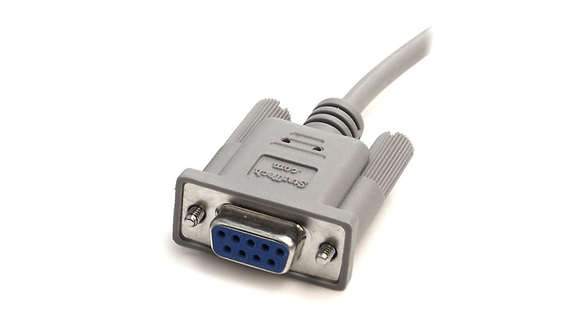 StarTech 10' RS232 Null Modem Cable - Reliable Serial Connectivity