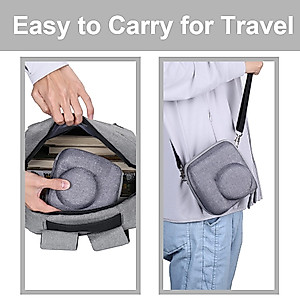 Aenllosi Hard Carrying Case Replacement for Fujifilm Instax Mini 12/11 Instant Camera,Protective Case Compatible with Instax Camera Mini 12/11(Clay White)