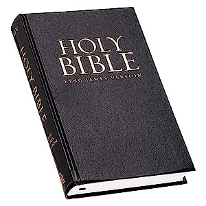 KJV Holy Bible, Pew and Worship Bible Red Letter Edition Hardcover - Ribbon Marker, King James Version, Black