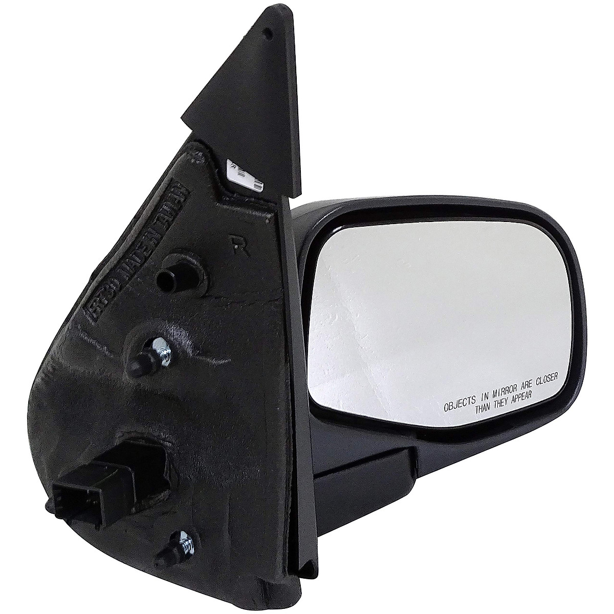 Dorman 955-045 Passenger Side Power Door Mirror - Folding Compatible with Select Ford / Mercury Models, Black