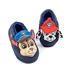 Paw Patrol Slippers Kids Toddlers 3D Ears Chase Marshall House Shoes 9.5 US Child