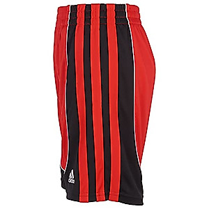adidas boys Aeroready® Basketball Creator Shorts, Vivid Red, 4-8 Years US