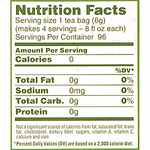 Luzianne Decaffeinated Iced Tea Bags, Family Size, Unsweetened, 144 Tea Bags (6 Boxes of 24 Count Pack), Specially Blended For Iced Tea, Clear & Refreshing Home Brewed Southern Iced Tea