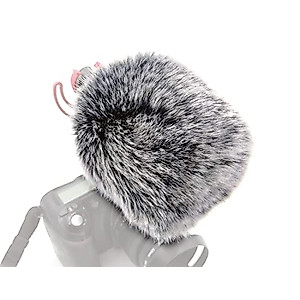 Fur windscreen Wind Shield Compatible for rode VideoMic GO II 2 VMGOII VideoMicro II Microphone windshield dead cat accessories