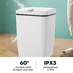 CXDTBH Automatic Touchless Intelligent Induction Motion Sensor Kitchen Trash Can Wide Opening Sensor Waste Garbage Bin